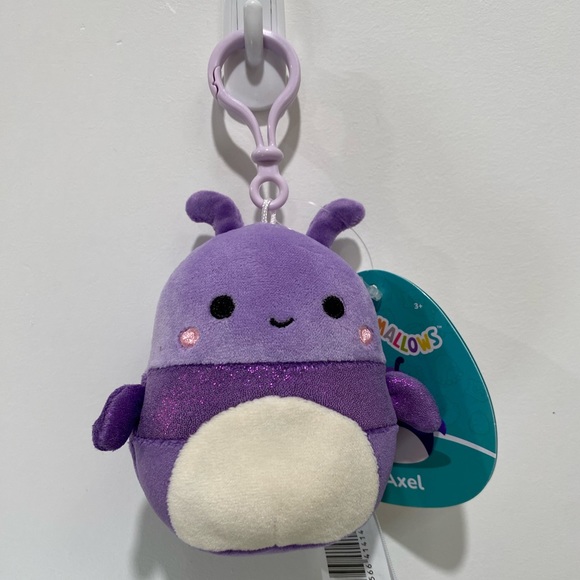 Squishmallows | Toys | Axel The Beetle Squishmallow Clip Nwt 3 | Poshmark